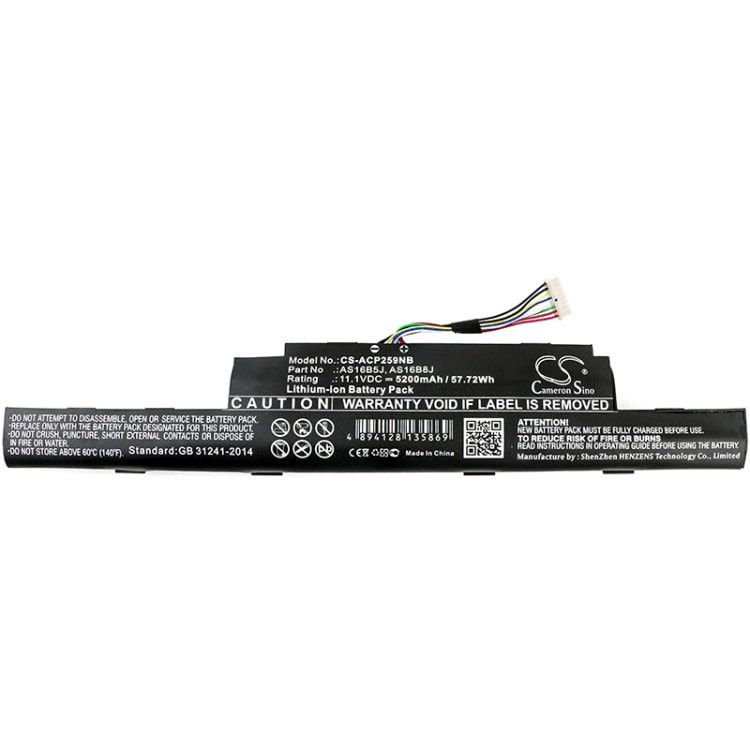 Battery Replacement Acer AS16B5J AS16B8J KT.0060G.001 for Aspire 575G ...